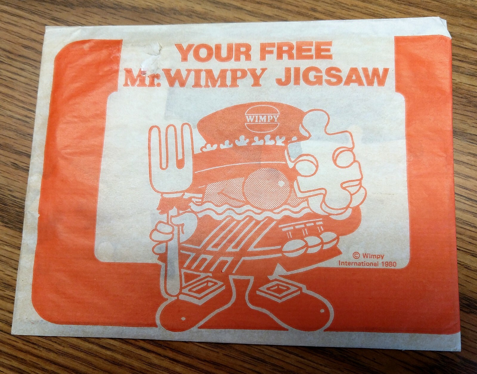 Vintage Mr. Wimpy Restaurant Jigsaw Puzzle Premium, 1980, SEALED! #2 | eBay