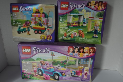 LEGO Friends Lot 3183 Stephanie's Convertible 41011 Soccer 41719 ...