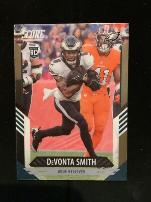 2021 DeVonta Smith Panini Score Update Chrome Rookie Card. Mint Cond. 🔥 ...