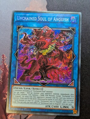 Unchained Soul Of Anguish CHIM-EN044 - 1st Ed. Secret Rare YuGiOh! TCG ...