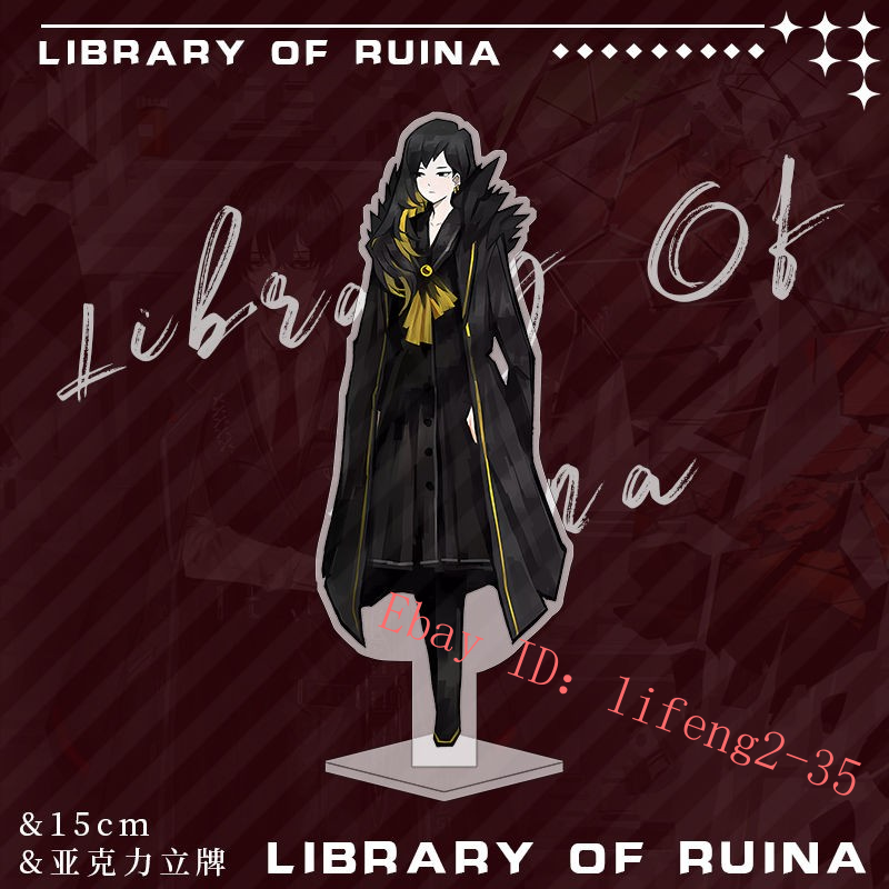 11Pcs/set Library of Ruina Roland Angela Ayin 15Cm Acrylic Figure Stand ...
