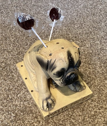 Old Watta Pop 1 Cent Lolly Pop Bulldog Store Counter Display | eBay