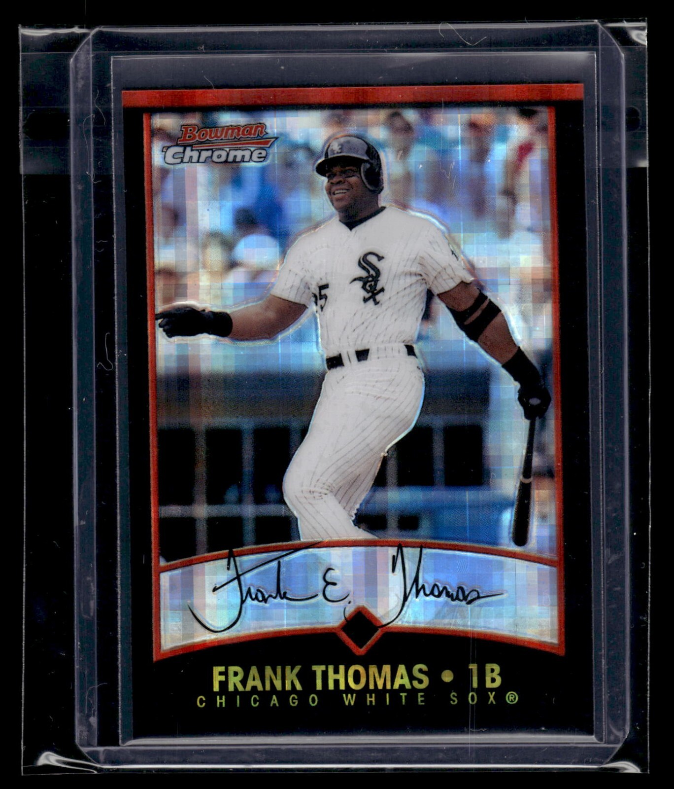 2001 Bowman Chrome Xfractor #94 Frank Thomas White Sox HOF (sku 586) | eBay