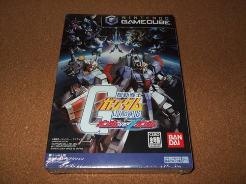 GC Mobile Suit Gundam Gundam VS. Z Gundam New GameCube w/ box Japan F/S ...