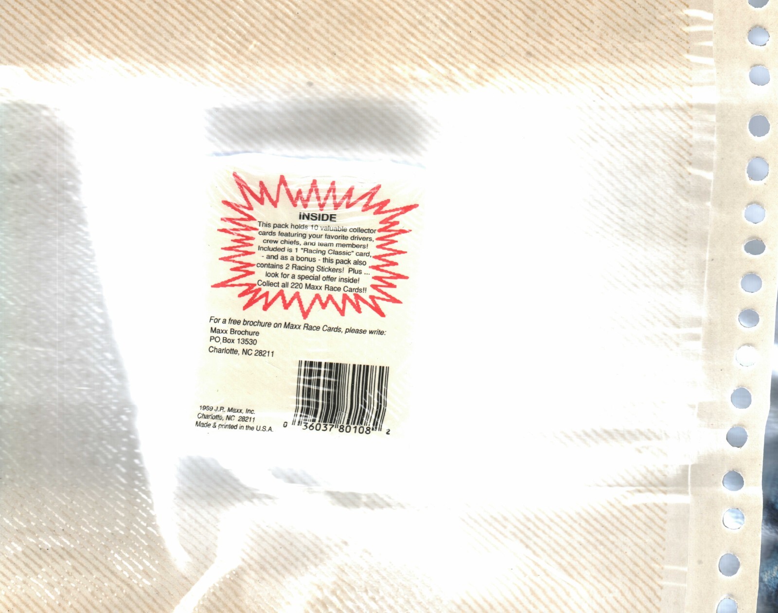 (1) FACTORY SEALED 1989 MAXX PACK CHANCE OF GETTING DALE EARNHARDT ...