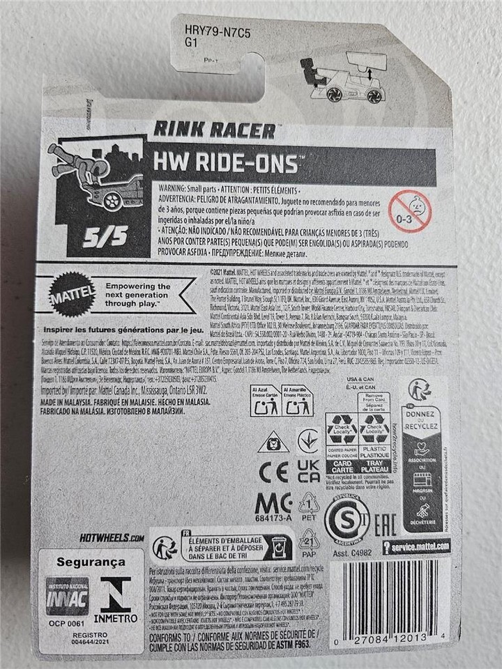 2024 Hot Wheels 168/250 HRY79 Rink Racer, HW Ride-Ons 5/5 | eBay