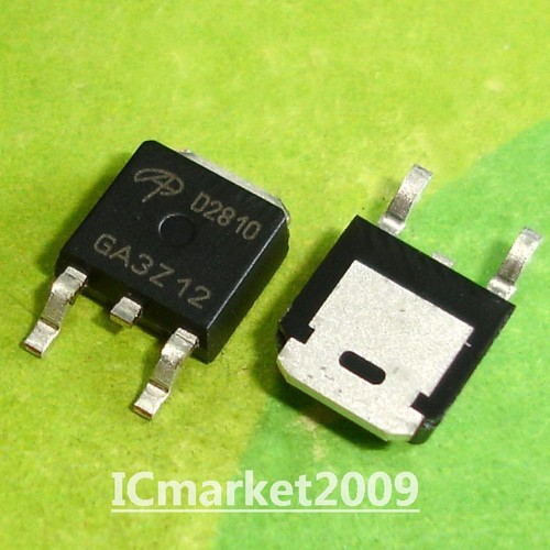 50 PCS AOD2810 TO-252 D2810 80V N-Channel Mosfet Transistor Chip | eBay