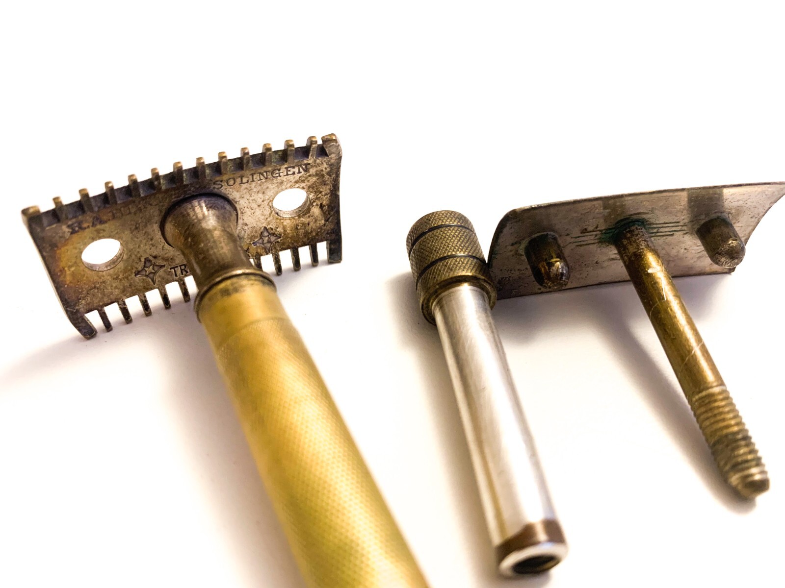 Antique Safety Razor - RICHARD ABR. HERDER SOLINGEN - 1900s German ...