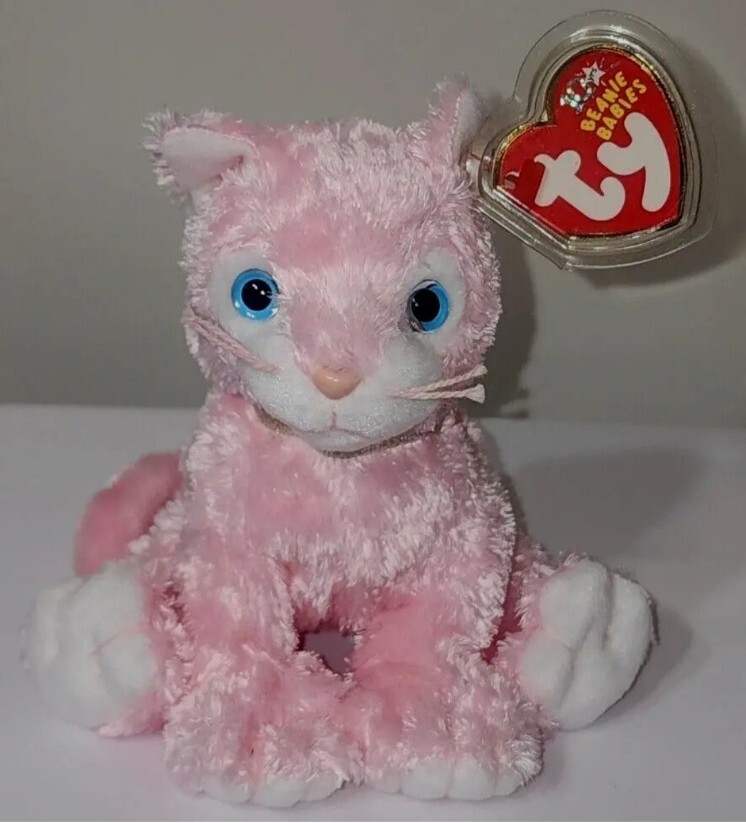 Ty Beanie Baby - CARNATION the Cat (6 Inch) NEW MWMTs Stuffed Animal ...