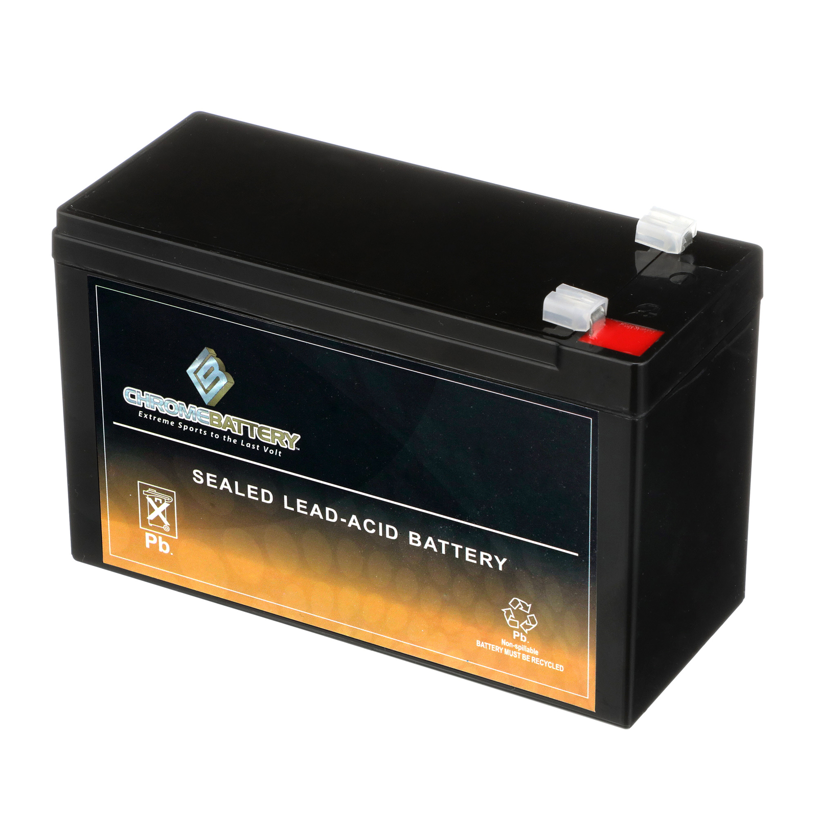 12V 7AH SLA Battery Replaces hr9-12 gp1270 sla1075 gp1270f2 wp7-12 bp8 ...