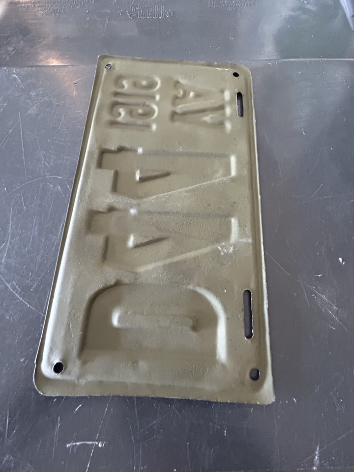 1919 Virginia Dealer License Plate D44 Restored | eBay