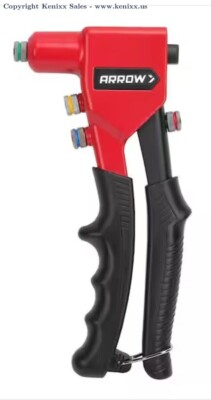 Arrow One Hand Rivet Tool RT187M 3/32" 1/8" 5/32" 3/16" Portable No ...