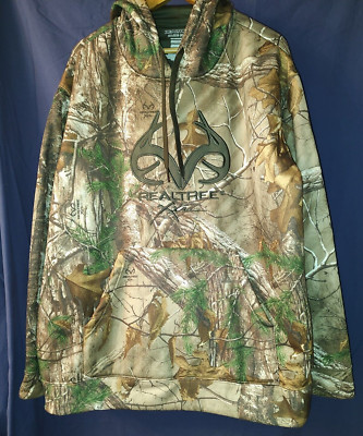 REALTREE Extra Camo Hunting Shirt NO SIZE TAG measurements included Men ...