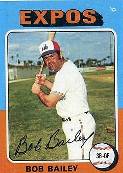 1975 Topps Baseball #365 Bob Bailey - Montreal Expos VG-EX | eBay