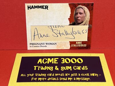 HAMMER Platinum Collection #3 ANNE STALLYBRASS Cut Autograph Card LCAS1 ...