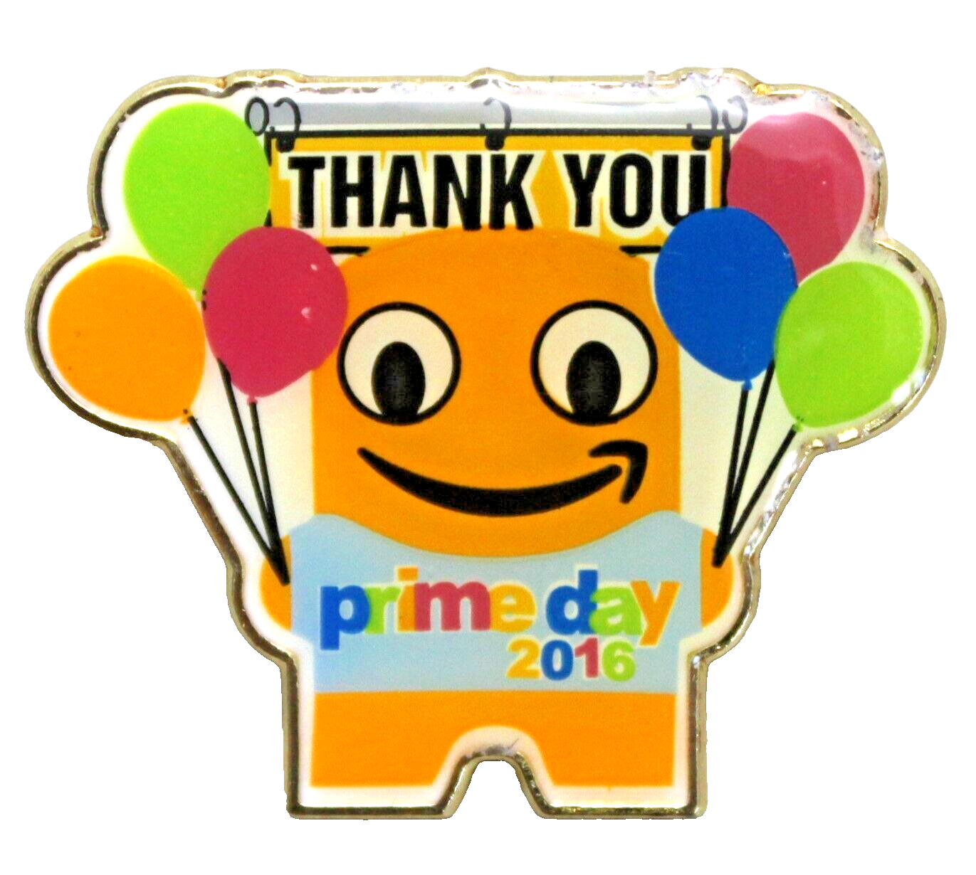 Prime Day 2016 RARE Thank You Amazon Peccy Employee Pin | eBay