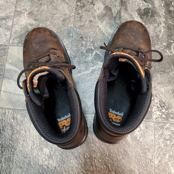 Timberland Pro Magnus 6" Steel Toe Brown Oiled Leather Work Boots Men's ...