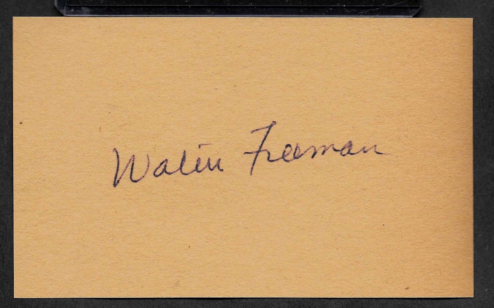 Dr. Walter Freeman Transorbital Lobotomy Autograph Reprint On 1950s 3x5 ...