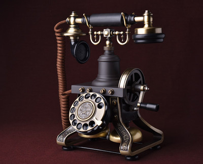 Antique Telephone 1892 Model French Vintage Rotary Dial style | eBay