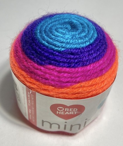 RED HEART- MINI YARN 1pk. PARTY MIX . I Combine Ship.READ DETAIL ...