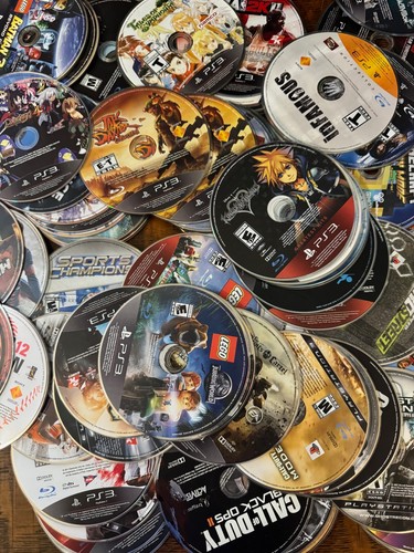 Lot of 100 Playstation 3 (Ps3) Disc Only Game Discs. As-Is Customer ...