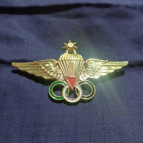 Jordanian Army Parachute Badge Free Fall Jump Wings Rare Jordan Armed ...