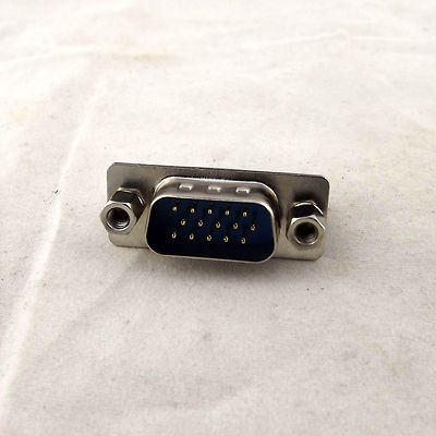 1x D-SUB DB15 15 Pin Male DIP PCB Straight Solder Connector Adapter ...