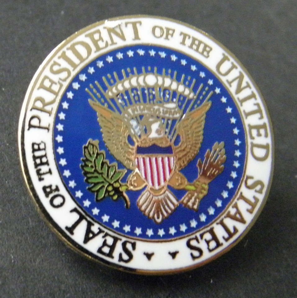 PRESIDENTIAL PRESIDENT SEAL UNITED STATES USA PATRIOTIC LAPEL PIN BADGE ...