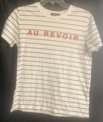 Au Revoir Women's T-Shirt Size S | eBay