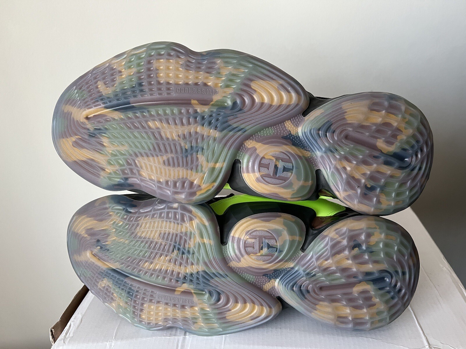 Adidas Daniel Patrick X Harden Vol 4 Grey Camo Basketball FY2790 Sz 10. ...