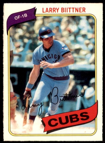 1980 O-PEE-CHEE LARRY BIITTNER CHICAGO CUBS #334 | eBay