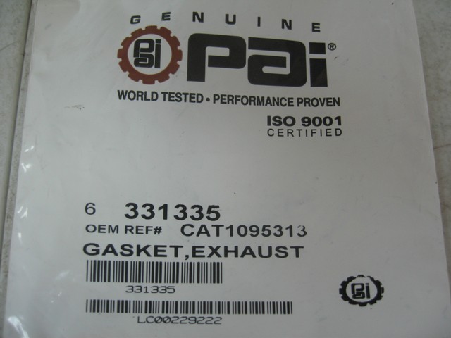 Exhaust Manifold Gaskets for Caterpillar C10 C12. Qty.6 Pai# 331335 Ref ...