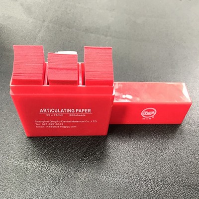 300 Sheets Dental Articulating Paper Practical Red Color 55 X 18 MM ...