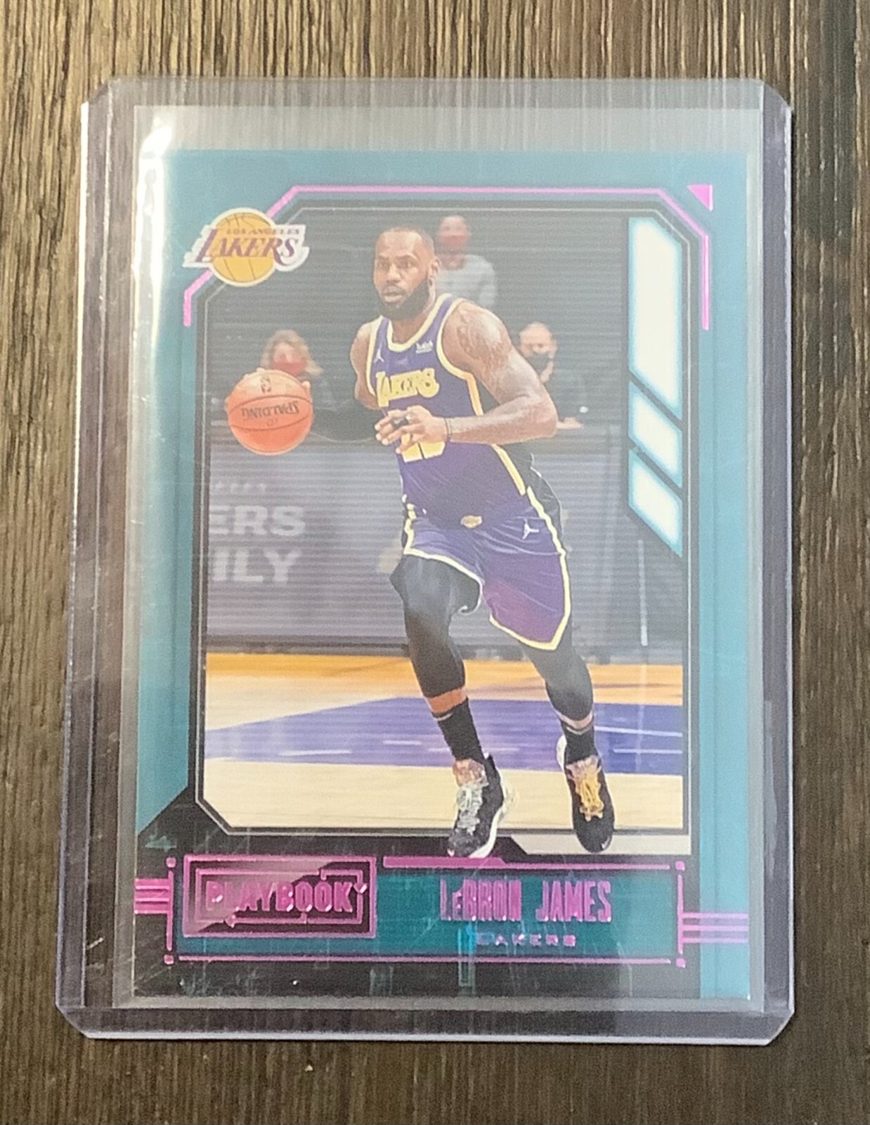 2020-21 LEBON JAMES Chronicles Basketball Playbook Pink Parallel #178 ...