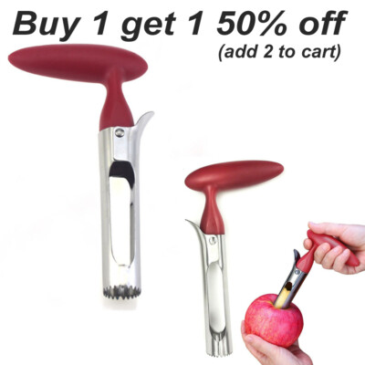 NEW Fruit Apple Corer Pear Tools Stainless Steel Kitchen Twist Core ...