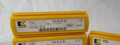 Kennametal Kendex Carbide Inserts SPG322 SPGN090308 KC730 Made in USA 5 ...