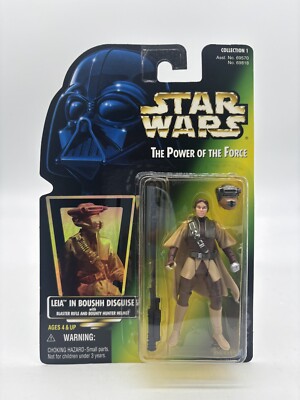 Star Wars, Power of the Force, Leia in Boushh Disguise w/ Blaster Rifle ...