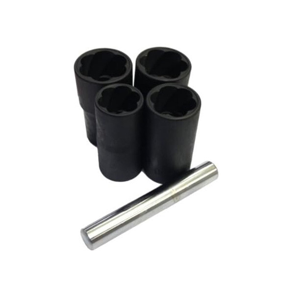 4pc Grip & Twist Sockets Locking Wheel Nut Remover Damaged Rounded ...