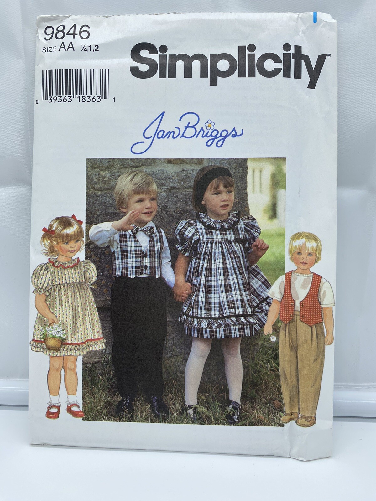 Simplicity Sewing Pattern 9846 Toddler Girls & Boys Separates 1/2-2 ...