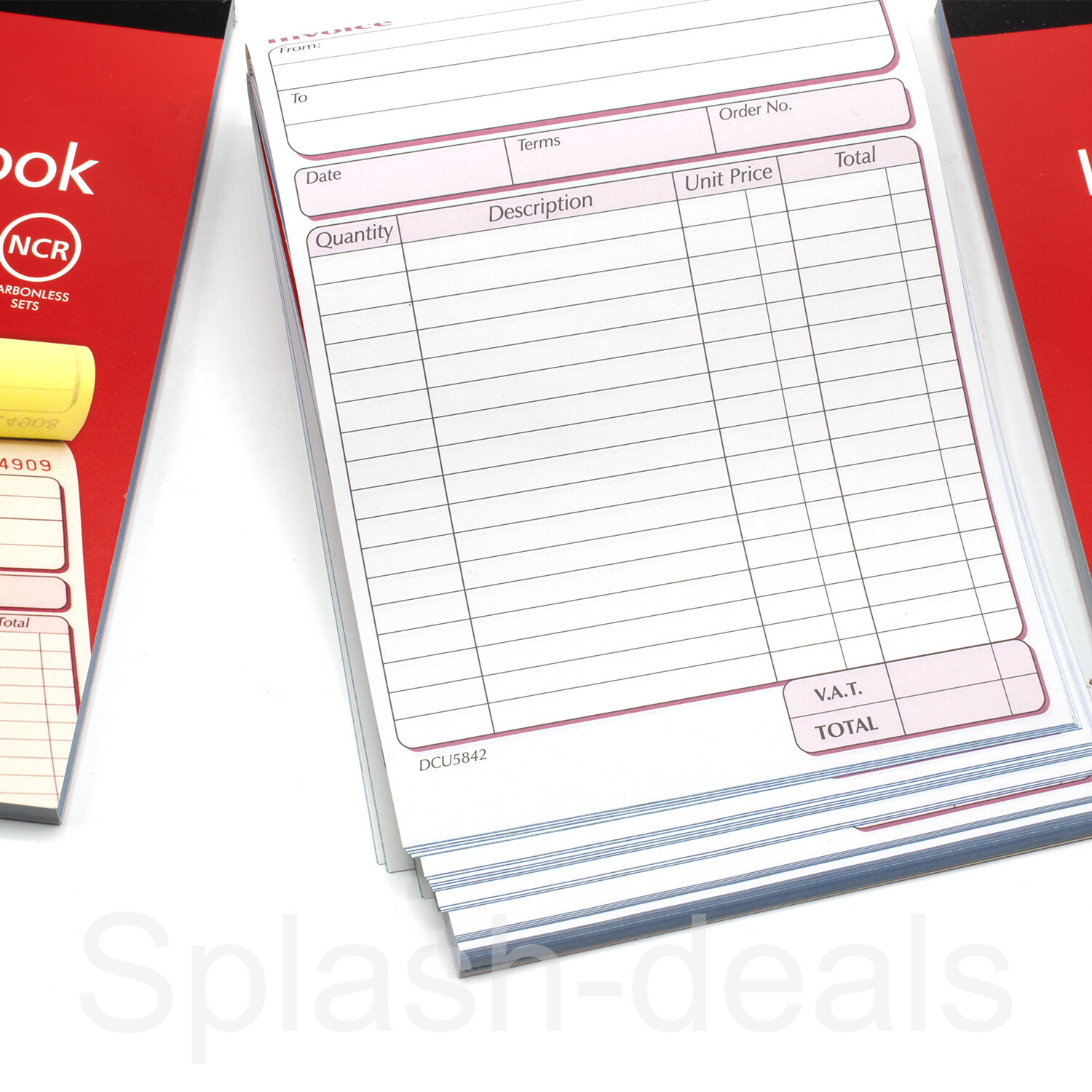 Pukka Duplicate Invoice Book NCR - Carbonless Receipt Record Number Pad - 50 Set | eBay UK