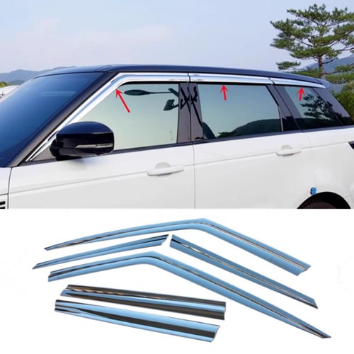 For Land Rover Range Rover Sport 2014-22 Chrome Visor Vent Shades Sun ...