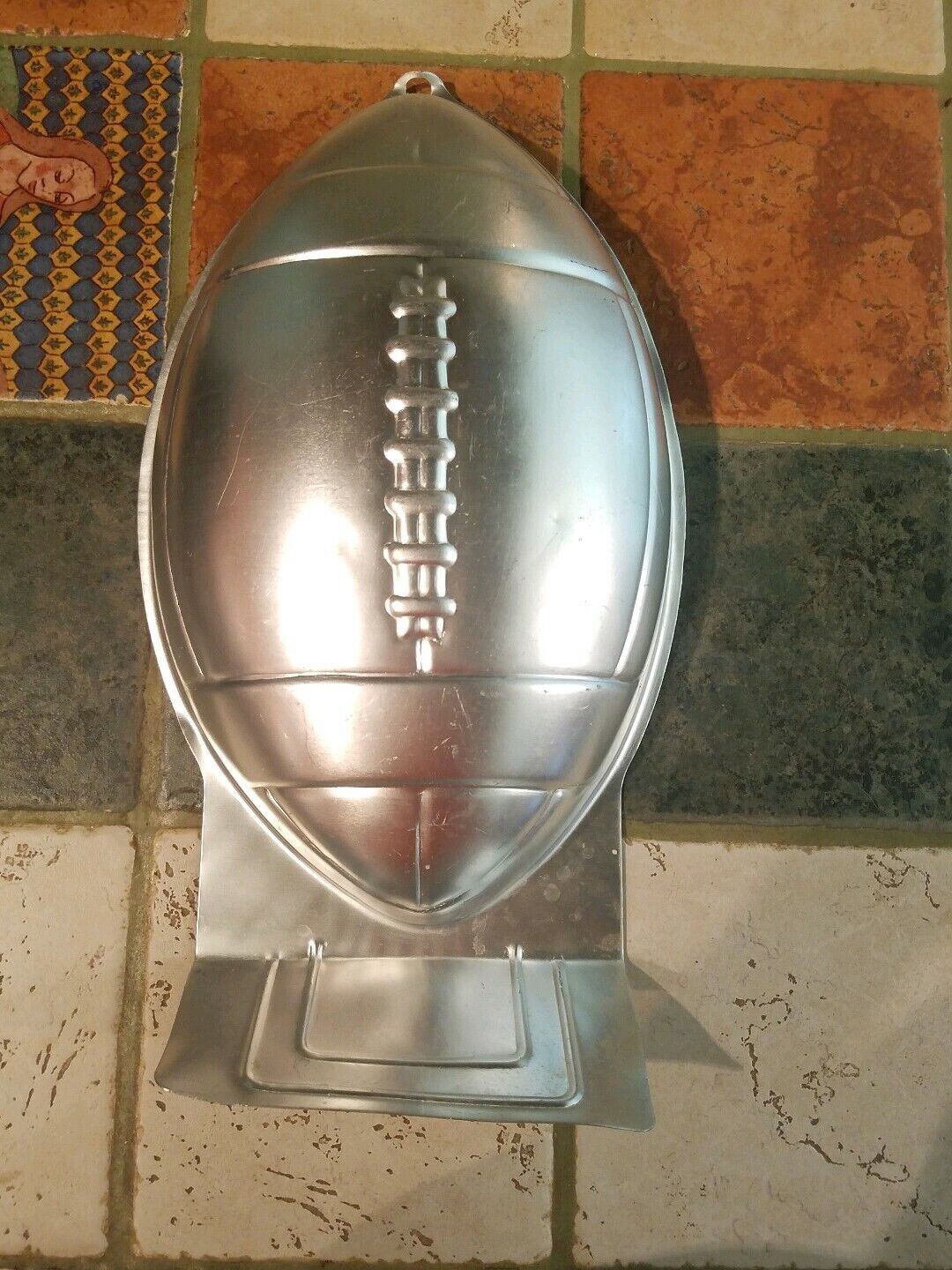 Wilton Cake Pans 1990 Football Cake Pan 2105-6504 Vintage Cake Pans ...