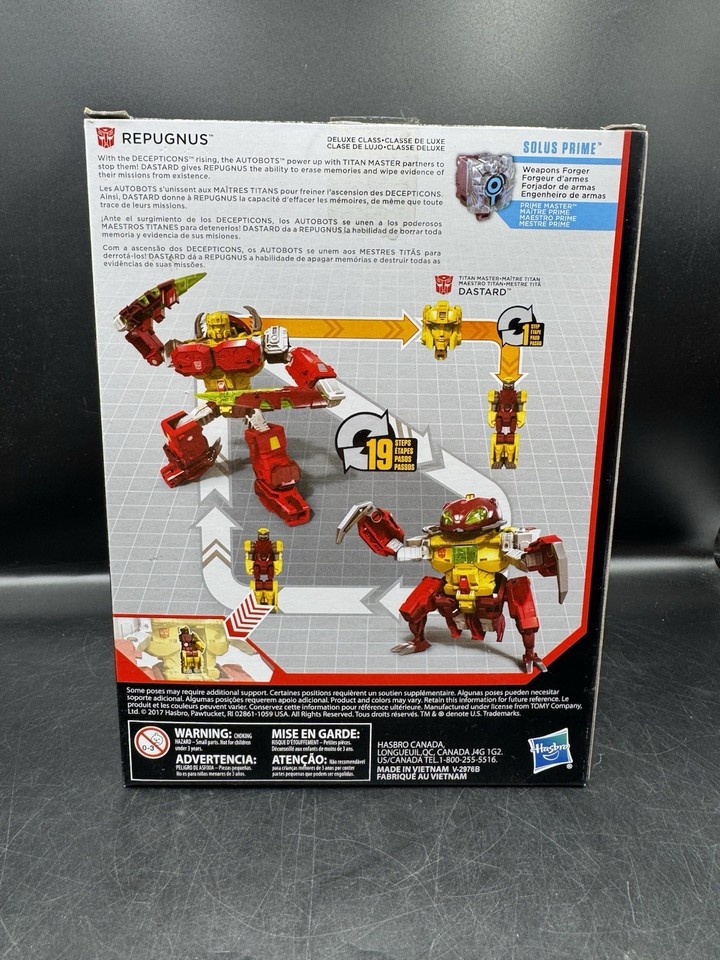 Transformers G1 Titans Return Prime Wars Monsterbot REPUGNUS & DASTARD ...