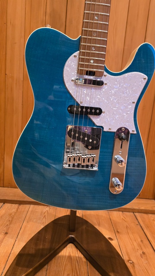 Aria Pro II 615 MK2 Nashville Electric Guitar Turquoise Blue | eBay UK