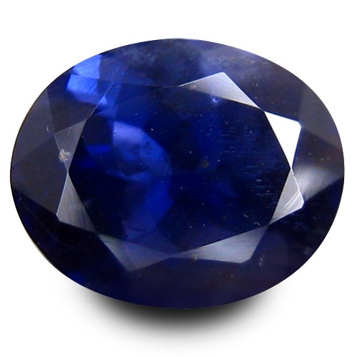 1.88 Cts Superior (8 x 7 mm) Oval UnHeated Bluish Violet Iolite Loose ...