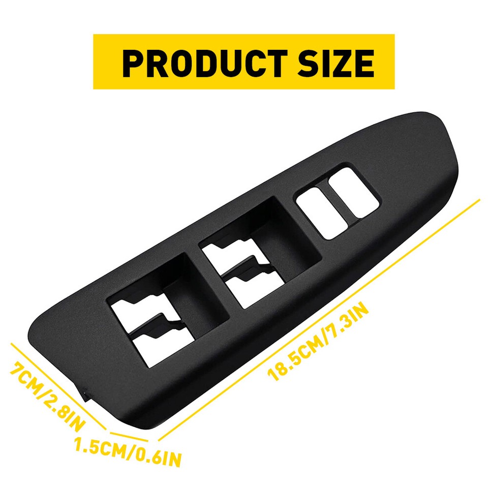 Left Master Power Window Switch Bezel Cover For 2012-2015 Toyota Tacoma ...