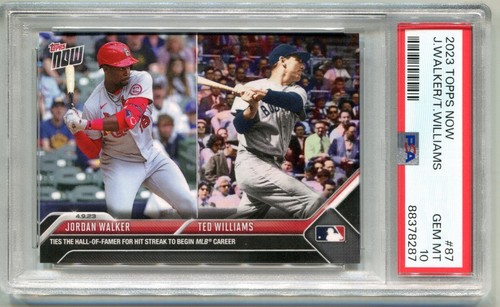2023 Topps Now - Ted Williams, Jordan Walker #87 /2968 (RC) for sale ...