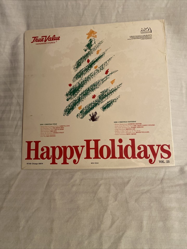 TRUE VALUE, HAPPY HOLIDAYS VOL. 23 MCA-15042 33RPM LP Album | eBay