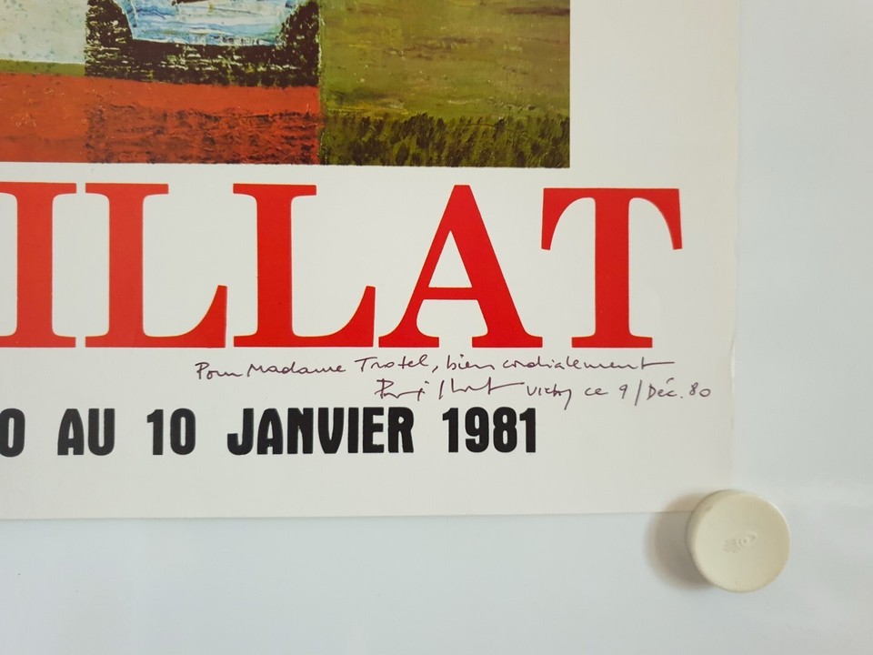 Affiche POPHILLAT 1981 Exposition Galerie Matisse - Vichy | eBay