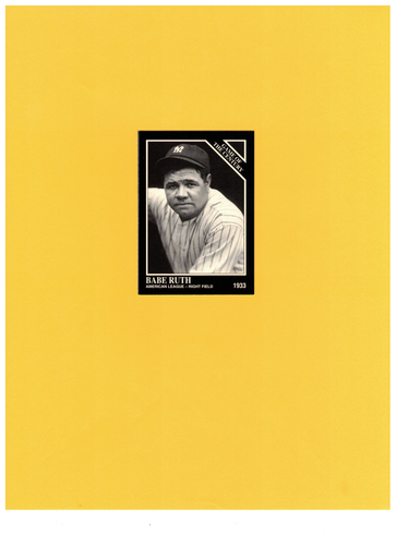 1992 Conlon Collection #663 Babe Ruth "13th National" Convention Promo ...